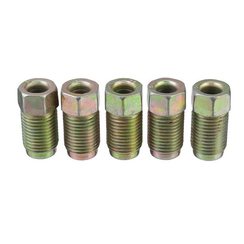 182pcs Brake Line Tube Fitting Nut Kit Female Male Inverted Flares on 3 ...