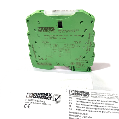 PHOENIX CONTACT MINI MCR-SL-UI-2I-NC 2864176 Signal Duplicator | eBay