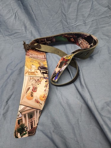 Perri's Leather Guitar Strap Elvis Themed NEW | eBay