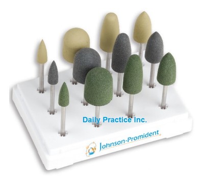 Johnson-Promident Silicone Acrylic Polishing Kit HP All Grits & Shapes ...