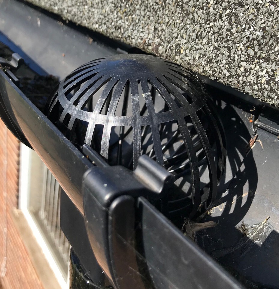 Gutter Downpipe Pipe Filter Balloon Guard Leaf and Debris Protection ...