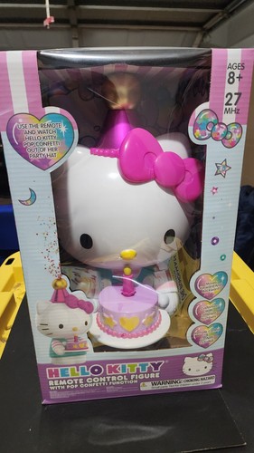 Hello Kitty Remote Control Figure with Pop Confetti Function Birthday ...