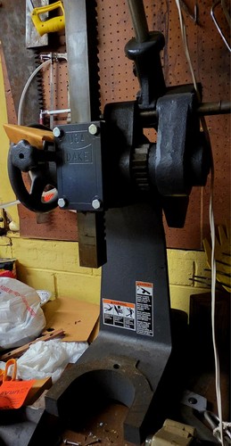 DAKE MODEL 2B 6 TON Compound Leverage Ratcheting ARBOR PRESS rarely ...