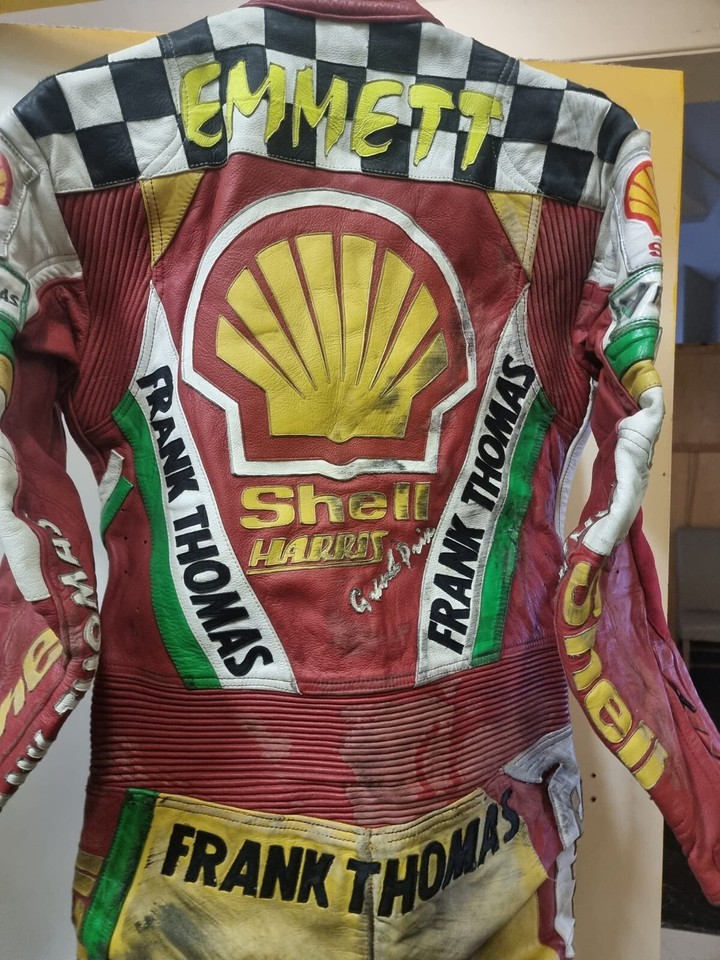 Sean Emmett 1994 Shell Harris YZR 500 GP race leathers frank thomas ...