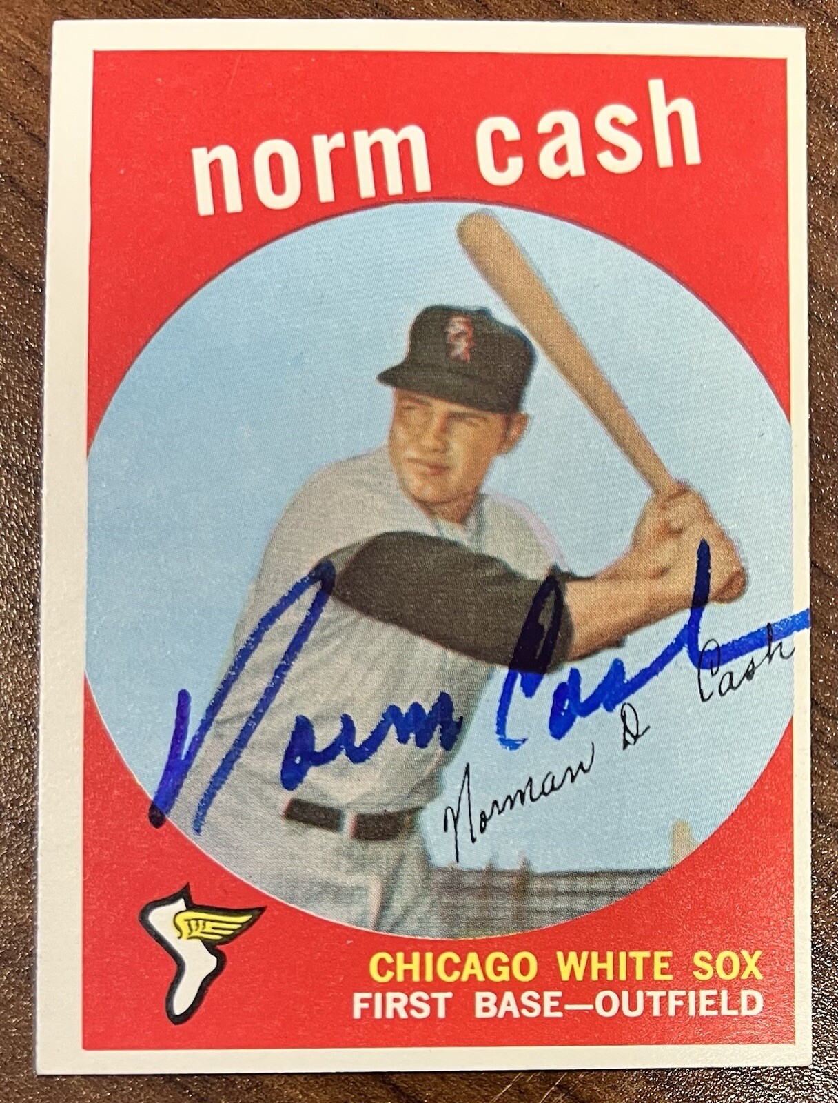 Signed 1959 Topps Norm Cash #509 Autograph Rookie Card | eBay