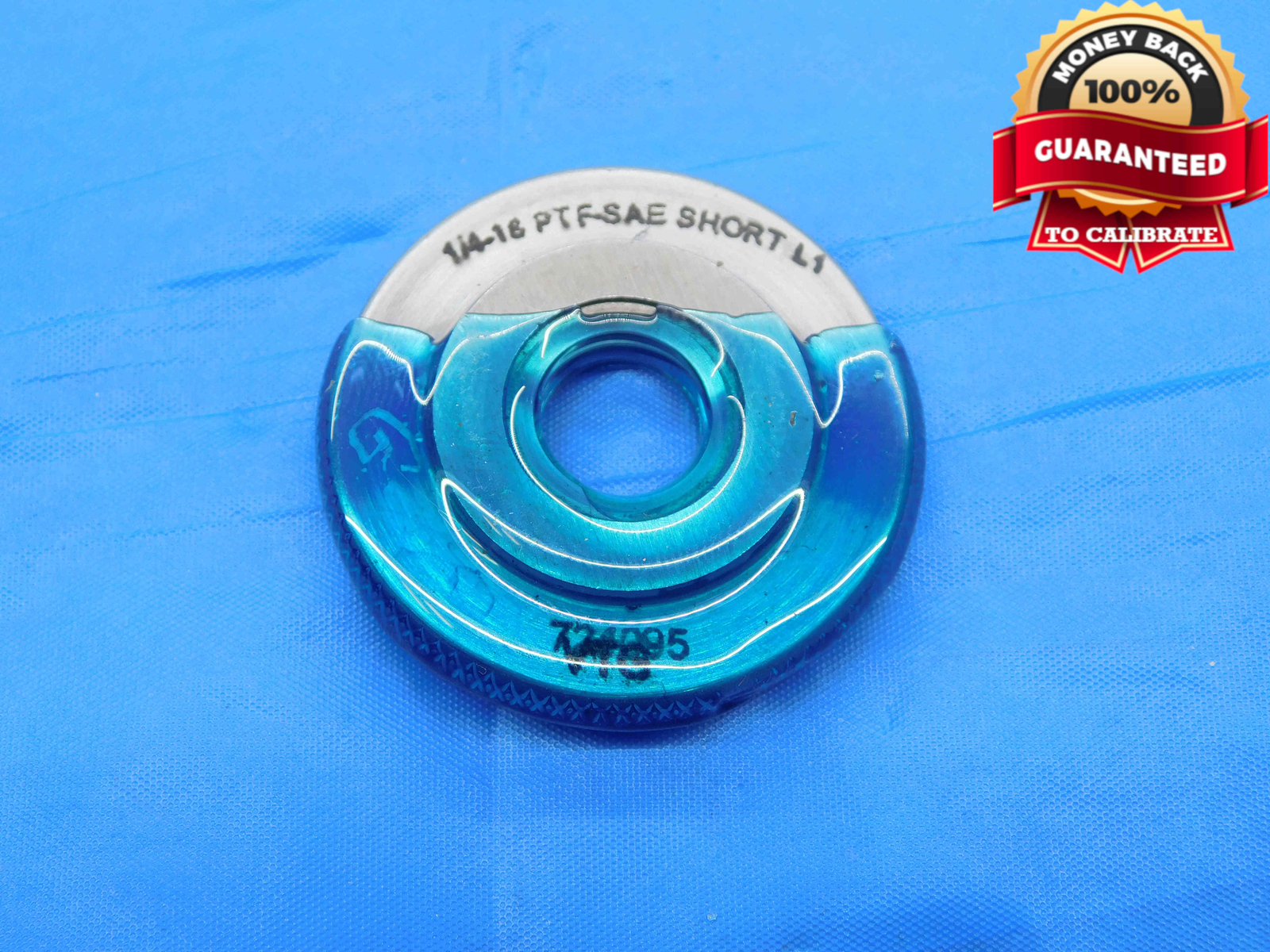 1/4 18 PTF SAE SHORT L1 VERMONT PIPE THREAD RING GAGE .25 .250 .2500 ...