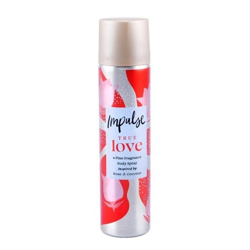 2x Impulse Deodorant True Love Perfume in a Spray Body Fragrance - 75ml ...