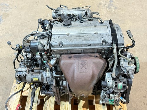93-96 Honda Prelude 2.2L H22A1 DOHC VTEC OBD1 Engine & 5 Speed M/T ...