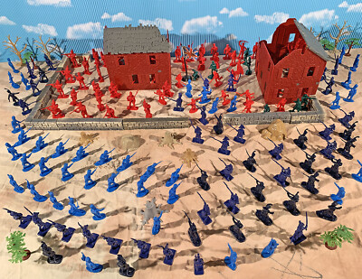 Napoleonic Battle of Waterloo Playset #1 - Hougoumont - 54mm Toy ...