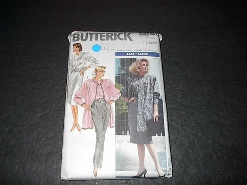 Butterick Pattern 5846 Misses' Loose-Fitting Jacket, Top, Pants & Skirt ...