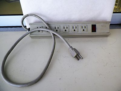 POWERMATE EXTENSION CORD 5 PLUG OUTLETS ON/OFF SWITCH | eBay