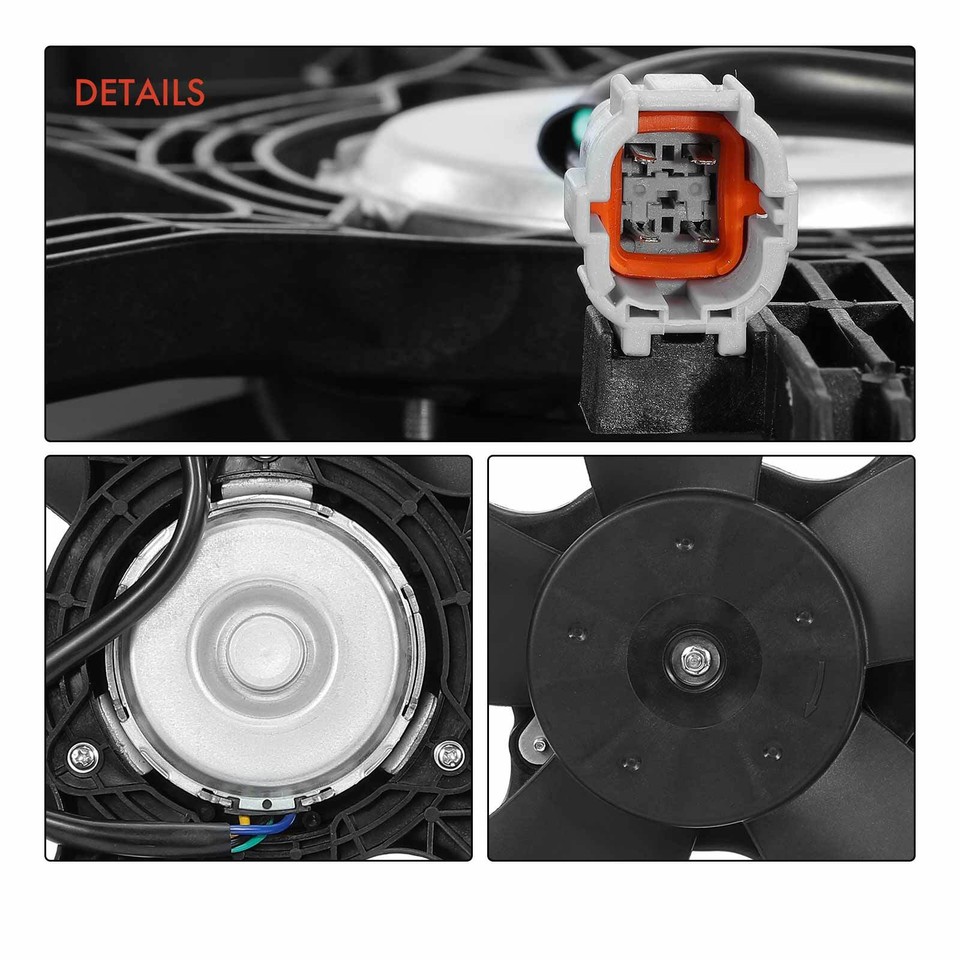 Radiator & Cooling Fan Assembly Kit for Nissan 350Z 2003-2006 3.5L Auto ...