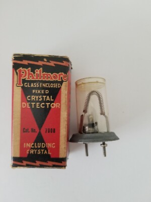 PHILMORE CRYSTAL DETECTOR FOR RADIO CRYSTAL w Box | eBay