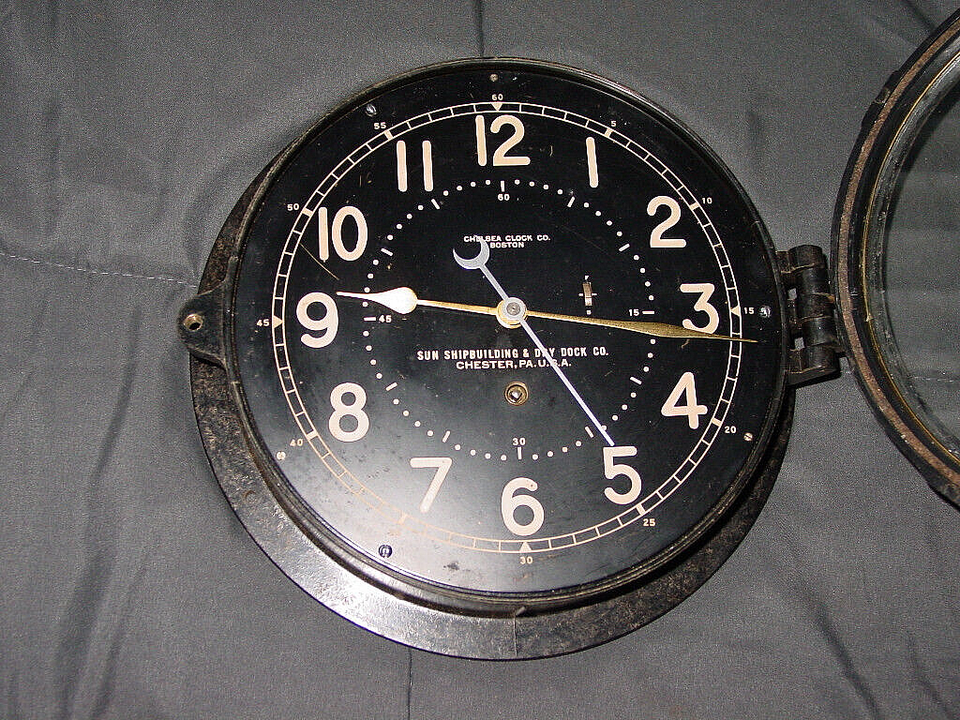 CHELSEA DECK CLOCK 8-1/2" | eBay