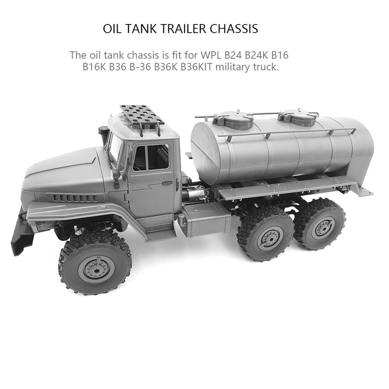 Oil Tank Trailer Chassis Simulation Oil Tank Tanker Towbar Truck Model ...