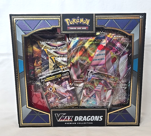 Pokémon TCG VMax Dragons Premium Collection Box New/Sealed Rayquaza ...