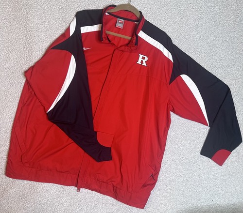 Nike Team NikeFIT Y2K Storm Rutgers University Windbreaker Jacket Men's ...