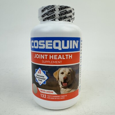 Cosequin Plus MSM Joint Health Supplement for Dogs 132 Chewable Tablets ...