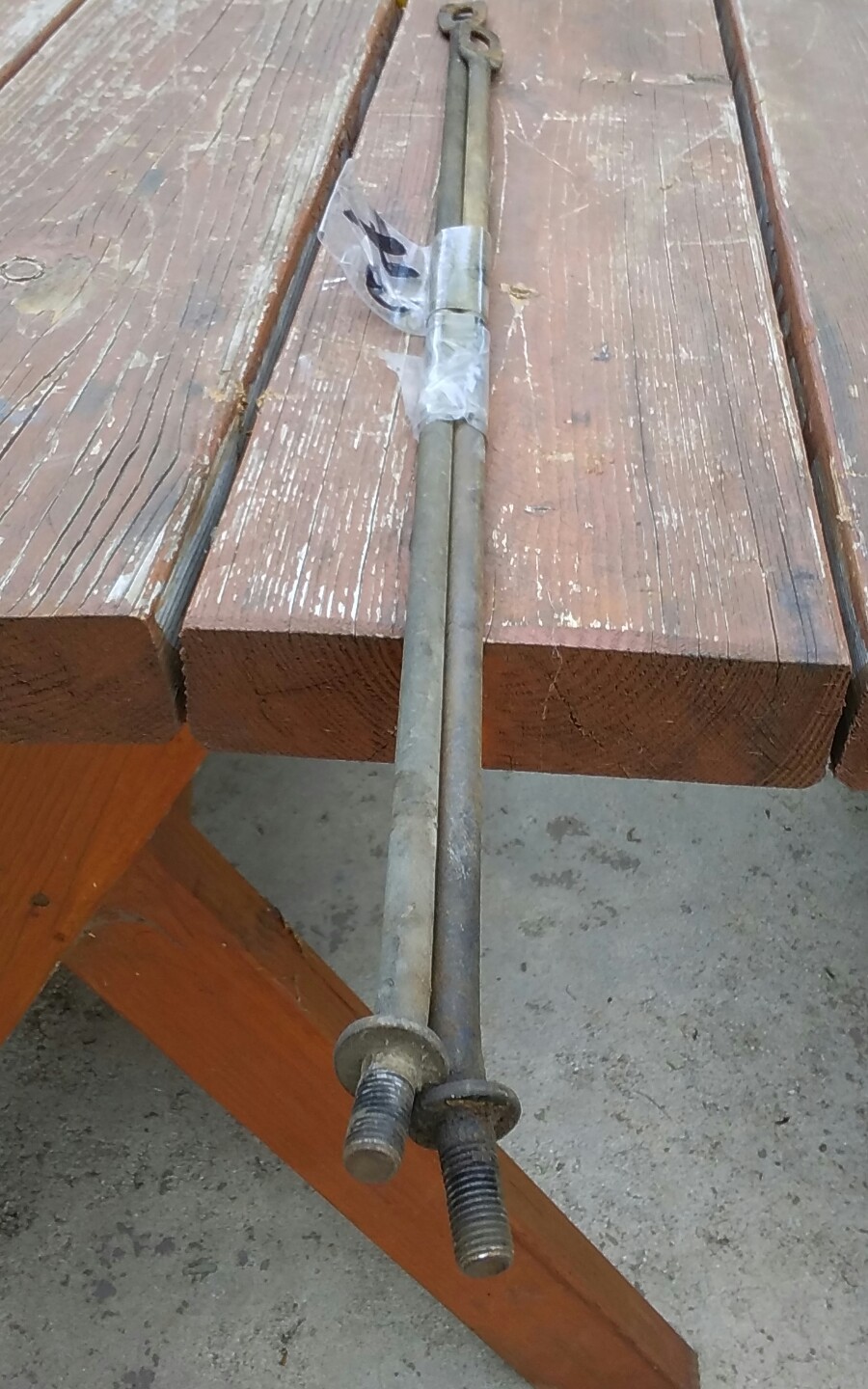 1965/64 ford thunderbird front apron rods | eBay