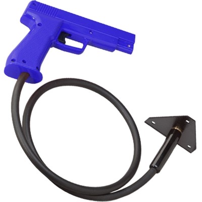 BLUE Happ 45 Cal. Optical Arcade Game Gun Area 51 Virtua Cop Police ...