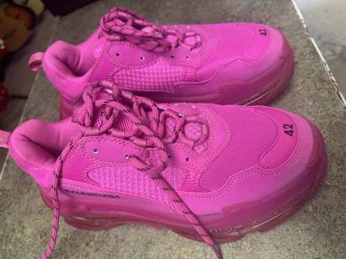 Size 12 - Balenciaga Triple S Pink W | eBay