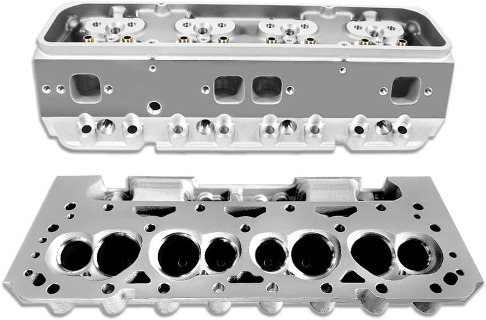 1 Pair For Chevy SBC 283 302 350 400 Bare Cylinder Heads 205cc/64cc ...
