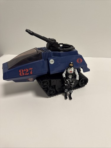 2007 GI Joe 25th Cobra Blue HISS Tank Vehicle Driver Action Figure ...