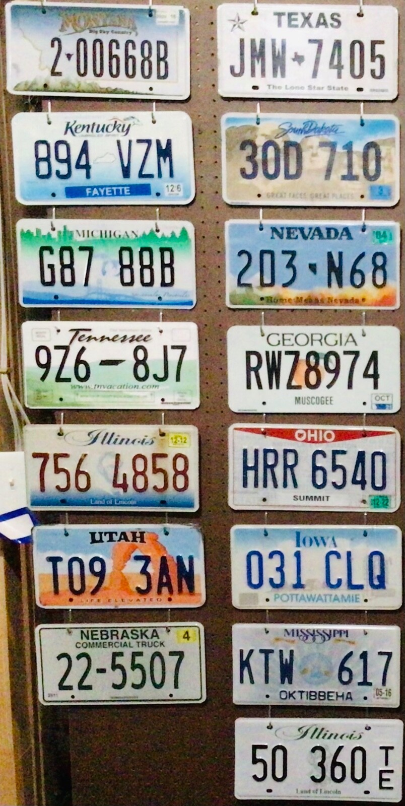 License Plate Lot - 30 plates, Bulk, Mixed States, Craft or Collect | eBay
