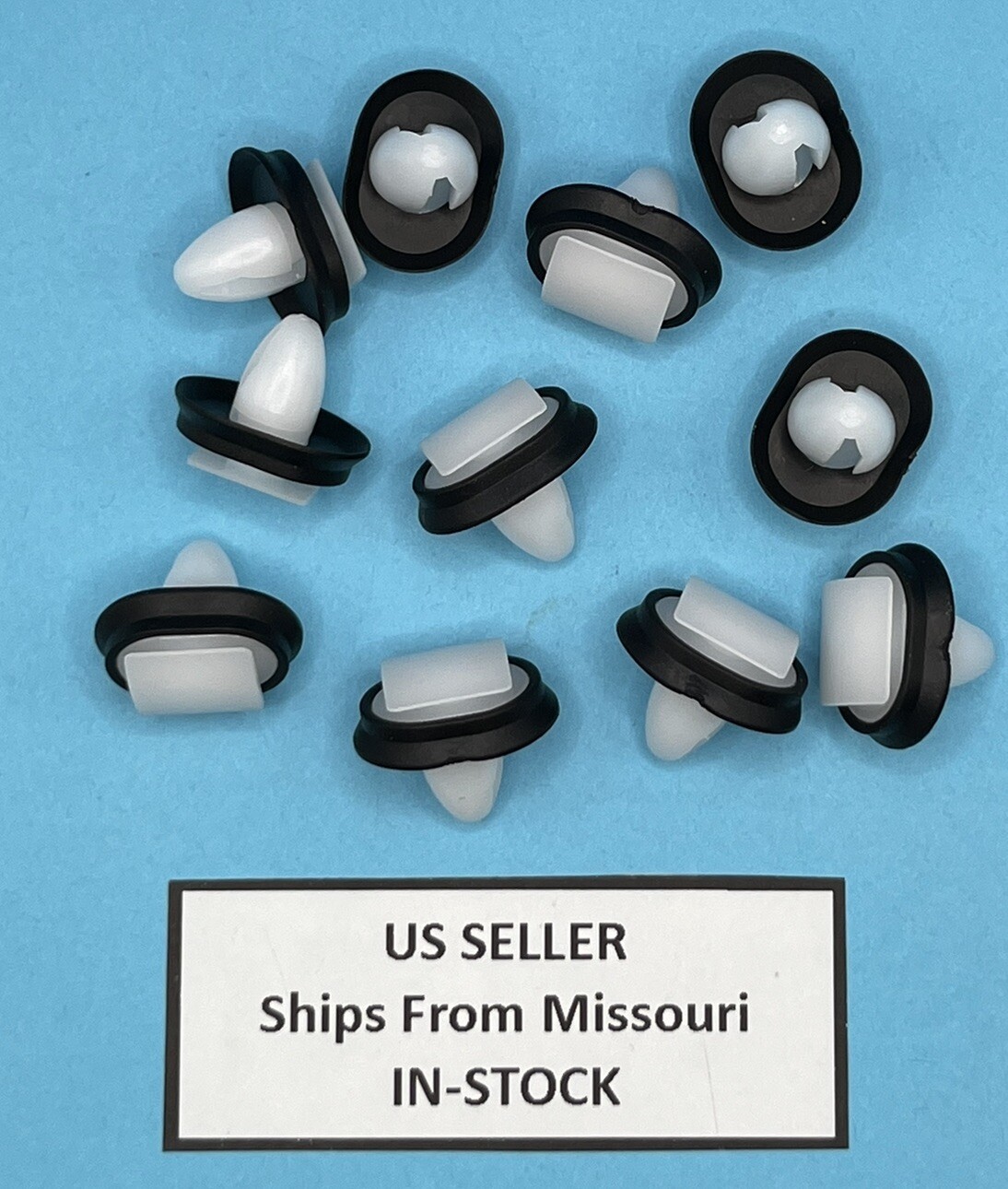 (Pack of 10) Door & Body Side Molding Clips for Ram ProMaster 68093998 ...