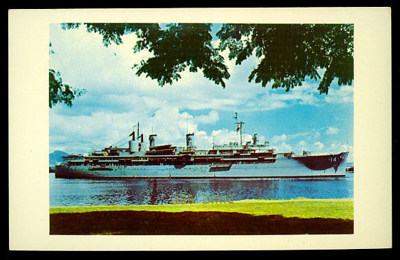 USS Dixie AD-14 postcard US Navy Ship Destroyer Tender (card2) | eBay