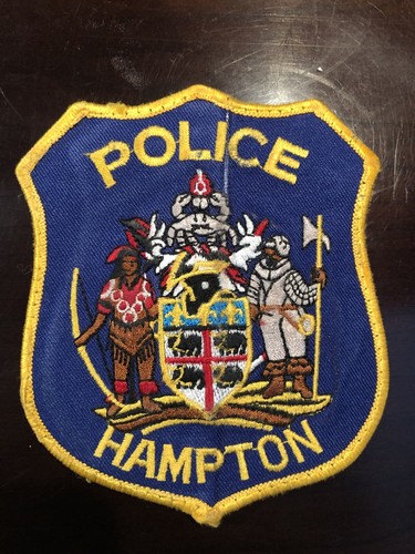 HAMPTON POLICE DEPT Virginia VA PD Used Worn patch | eBay