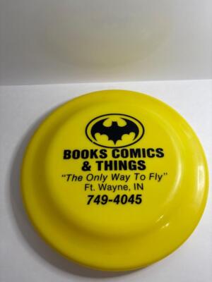 Vintage Books Comics & Things Fort Wayne Advertising Frisbee Batman | eBay