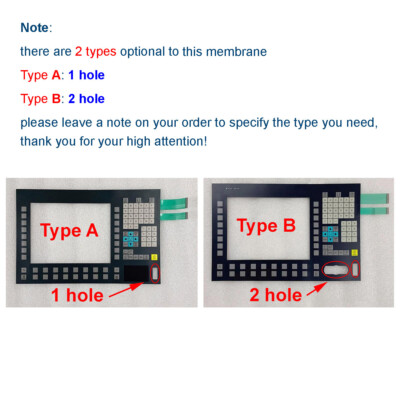 Membrane Keypad Fit for SIEMENS OP012 12.1" TFT 6FC5203-0AF02-0AA0 ...