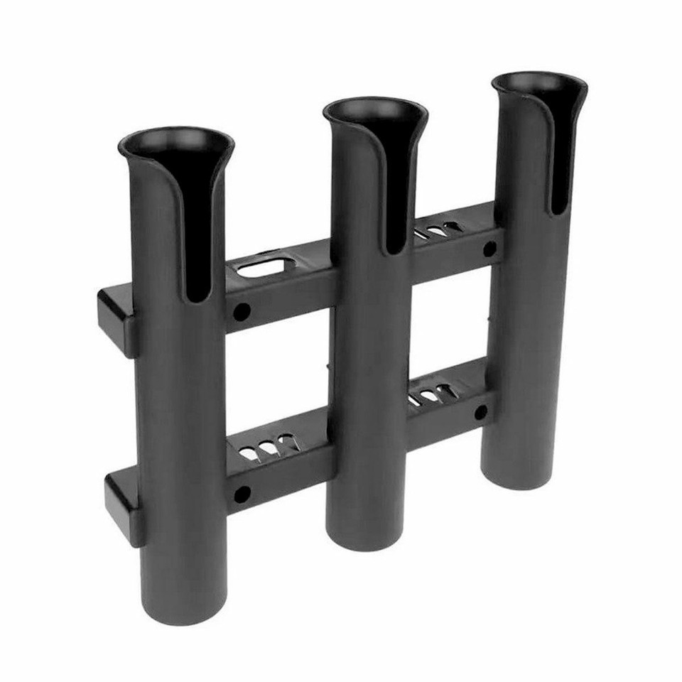 3 Tube Plastic Boat Fishing Rod Holders Removable Boat Marine Tube Rod ...