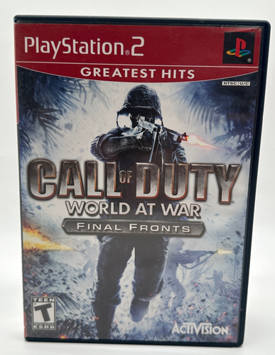 Call of Duty World at War Final Fronts (Sony PlayStation 2, PS2) TESTED ...