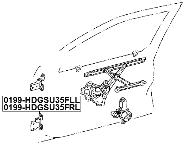 Right Front Door Lower Hinge Fits Scion 68730-33021, 68730-AC010, 68730 ...