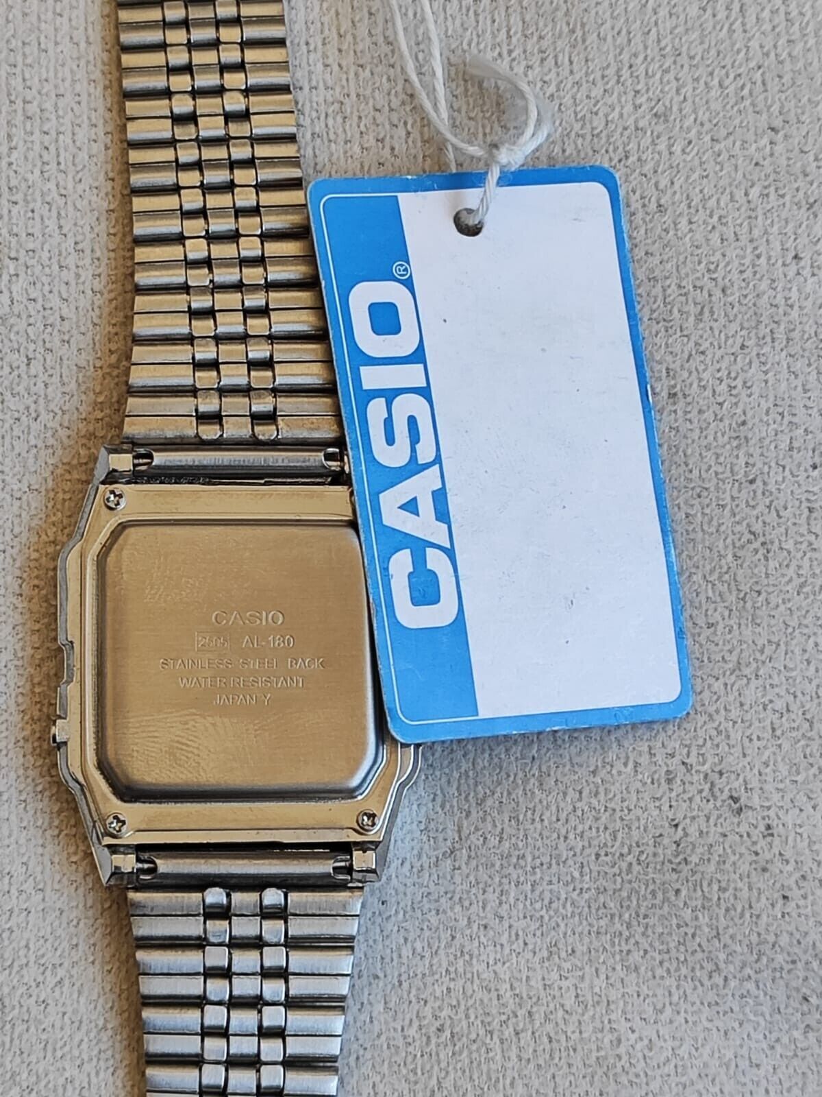 CASIO AL-180 mod 2505 Batteryless Alarm Chrono Men’s Digital Watch ...