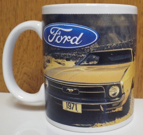 Ford Mustang Coffee Mug 1971/71 Fastback 250 302 351 429 NOS Cup | eBay