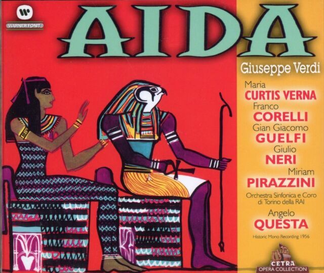 Giuseppe Verdi: Aida (CD, Nov-2002, 2 Discs, Warner Fonit) for sale ...