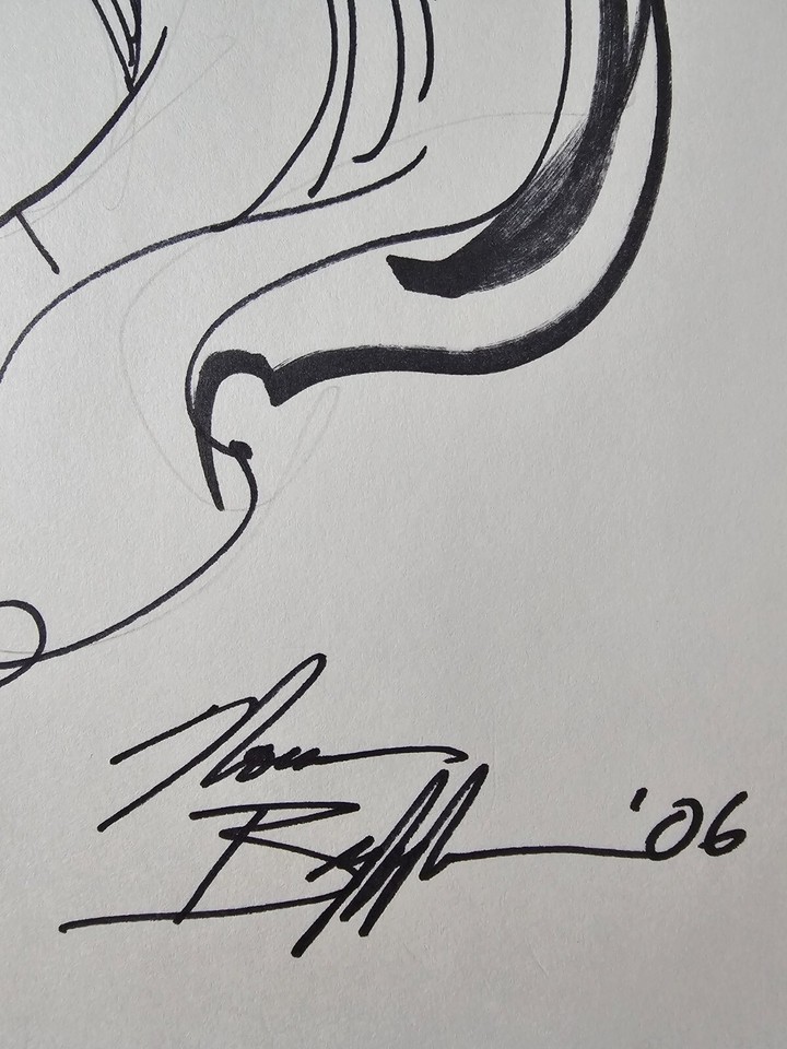 Marvel Hellcat Original Art Sketch by Norm Breyfogle 8.5x11 | eBay