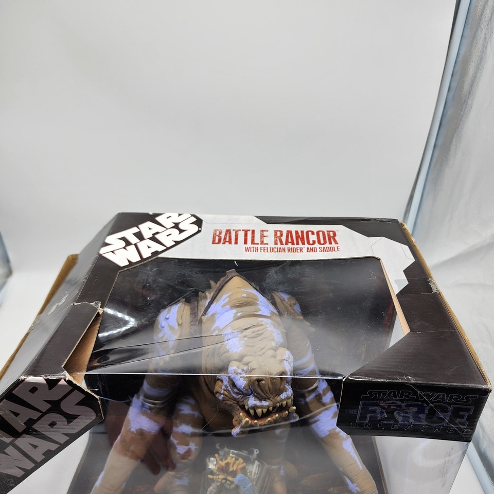 2007 Star Wars BATTLE RANCOR w/ FELUCIAN RIDER Target Exclusive Read ...