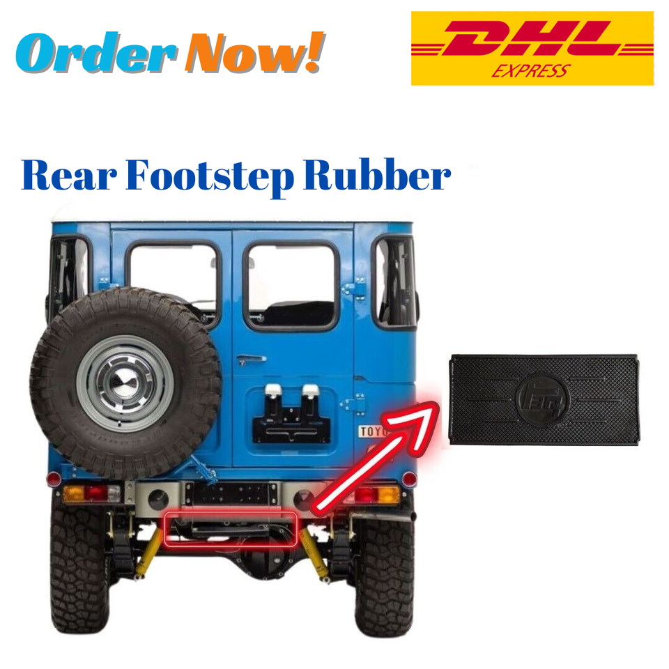 NEW Foot Step Rubber for Rear Door Toyota FJ40 FJ45 BJ40 Land Cruiser ...