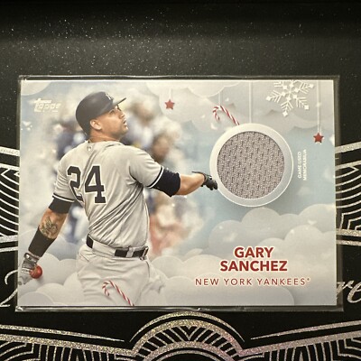 Gary Sanchez 2020 Topps Holiday Jersey Card New York Yankees | eBay