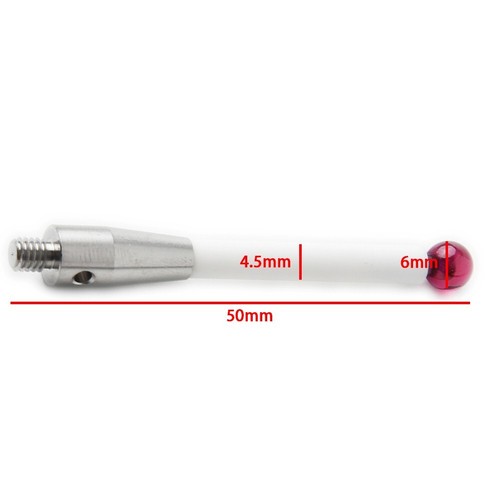 CMM Touch Probe Stylus,6mm Dia Rubine Ball Ceramic Stem CMM, A-5000 ...