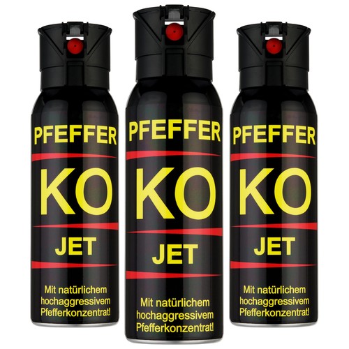 Ballistol Pfeffer KO JET Pfefferspray Tierabwehr KO Spray Schutzspray ...
