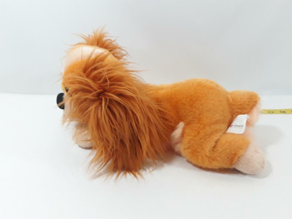 DISNEY STORE 13" Stuffed Plush LADY & The Tramp DOG Laying Toy | eBay