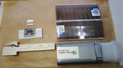 ISCAR DGTR 19B-2XL-D60 3/4" SHANK CUT-OFF HOLDER W/20 NEW INSERTS ...