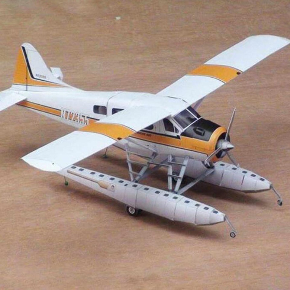 DIY Airplane Kits 1:32 Scale Float Seaplane Model for Gifts Adults Men ...