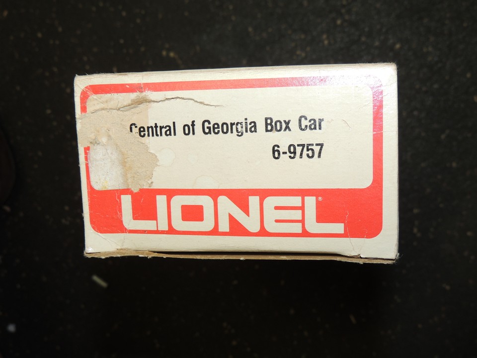Lionel Central of Georgia Box Car 6-9757 New in Box | eBay