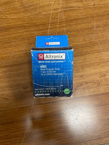 Altronix 6062 Multi-Purpose Timer Module 12/24VDC | eBay